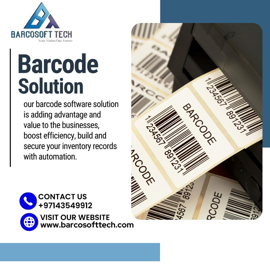 How will you explain the barcode solutions in Dubai?